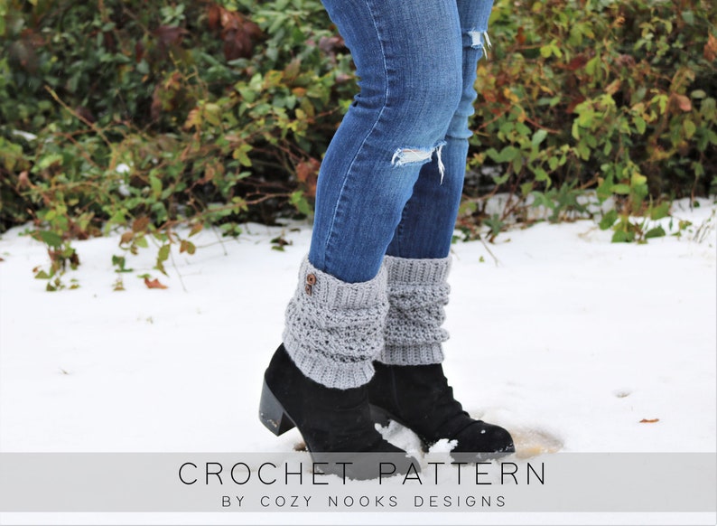 Slouchy Ankle Boot Cuff Pattern Boot Cuff Pattern Crochet - Etsy Australia