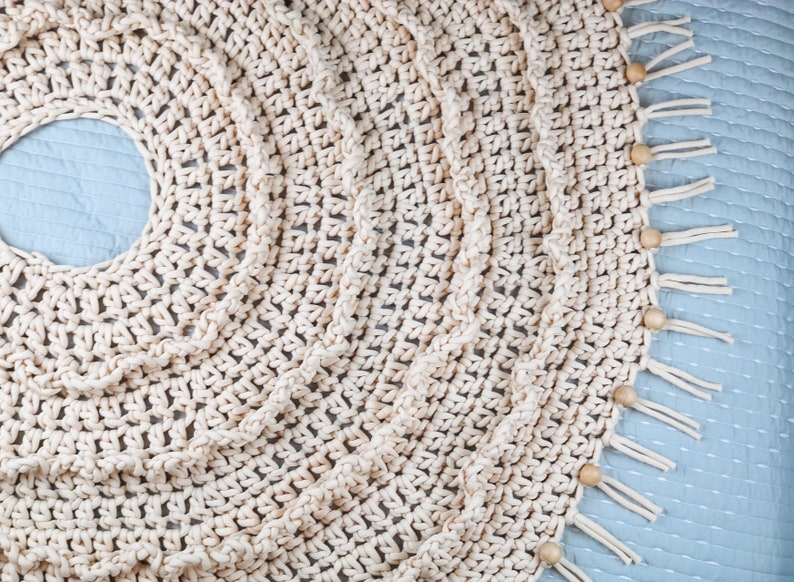 Boho Christmas Tree Skirt Crochet Pattern Bohemian Style - Etsy