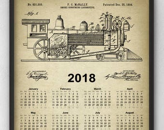 Railway calendars | Etsy
