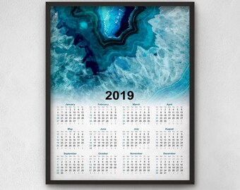 Blue watercolor art | Etsy