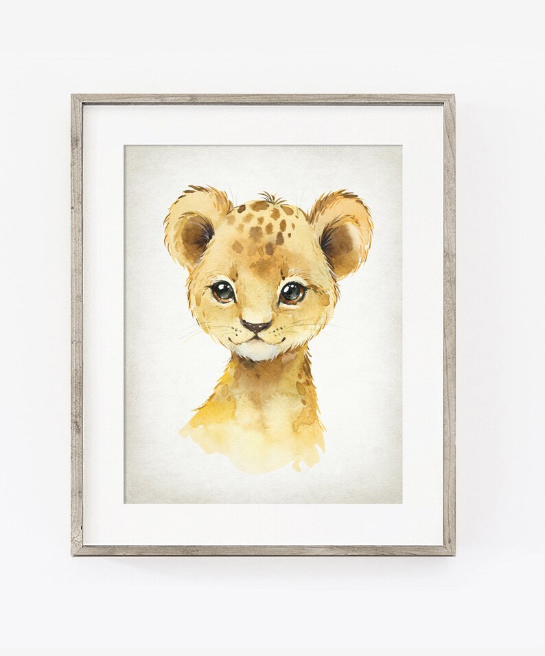 PRINTABLE Cute ZOO Animals Print Set of 12 Baby Animal - Etsy