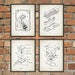 Computer Geek Wall Art Poster Set of 4 No.1 Computer Room Home Decor IT ...