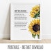 PRINTABLE Ah! Sunflower Poem by William Blake, Printable Wall Art ...