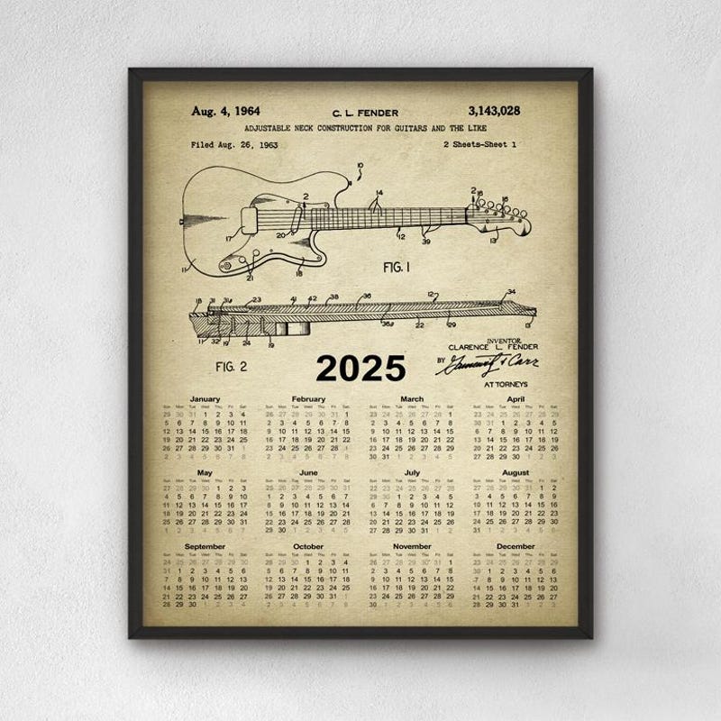 Music Calendar - Etsy UK