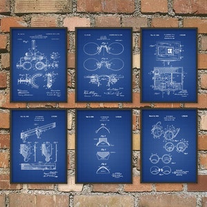 Optometry Patent Print Set of 6 - Optometrist Patent - Optician Wall ...