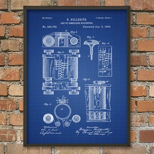 First Computer Patent Print, Computer Wall Art Poster, Computing ...