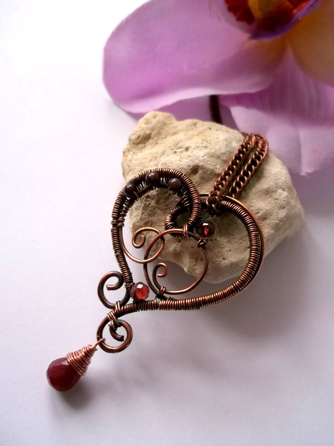 Heart Pendant Copper Pendant Wire Wrap Pendant - Etsy Heart Pendant Copper Pendant Wire Wrap Pendant - Etsy
