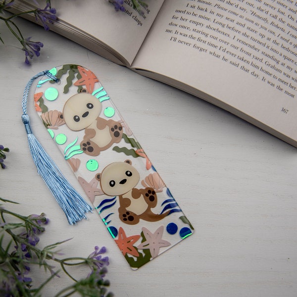Otter Bookmark - Etsy
