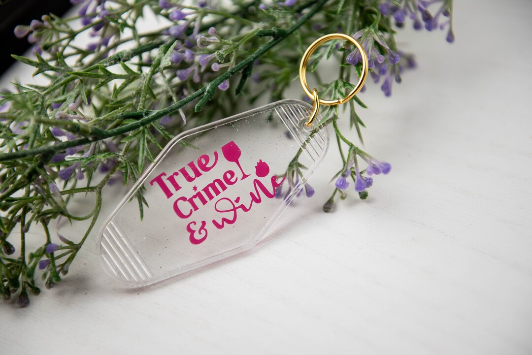 True Crime Keychain - Etsy