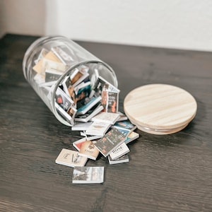 Customizable Mini Book Jar, Mini Book Display, TBR, Tiny Book Jar, Book ...