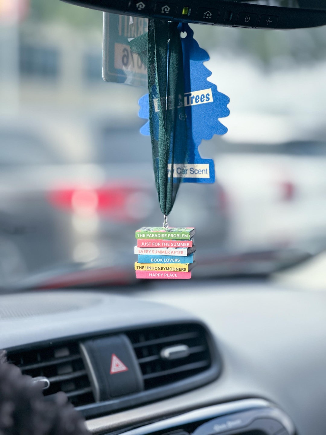 Mini Book Rear View Mirror Hanger | Car Charm | Mini Book Display | TBR ...