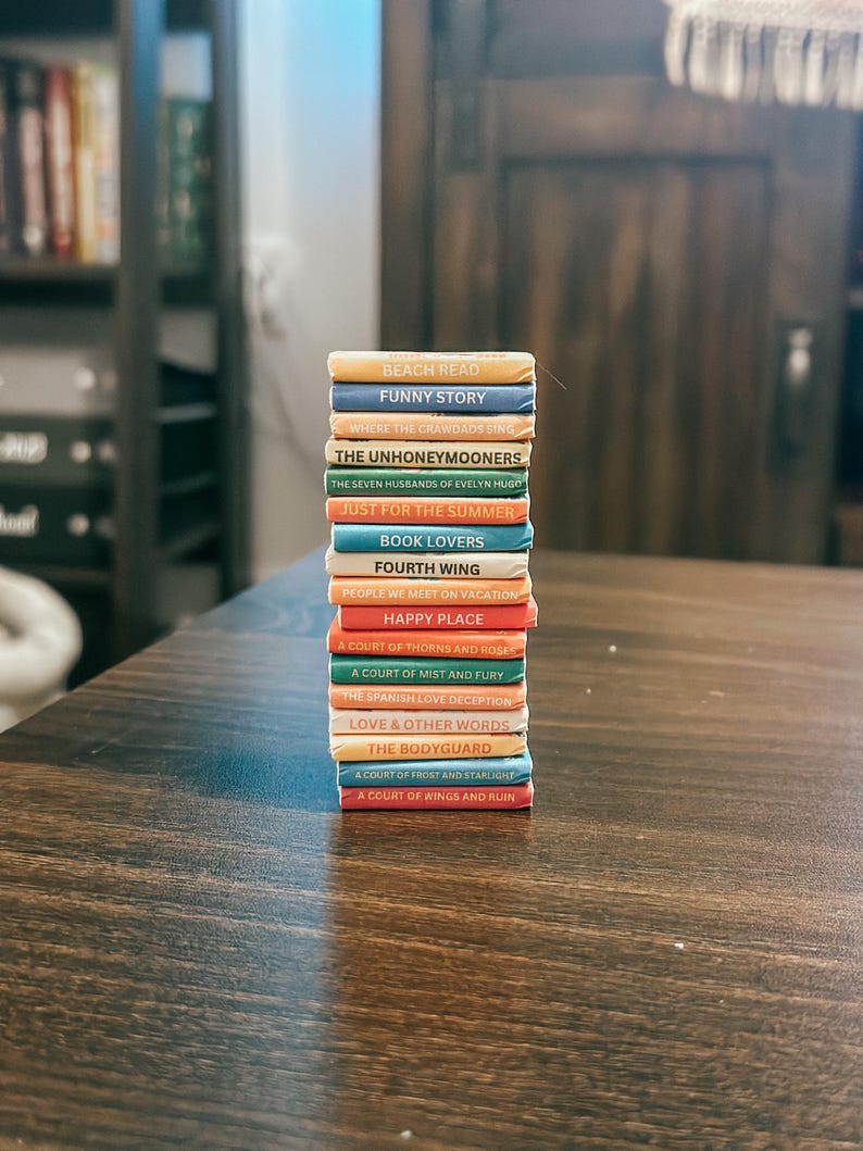 5mm Foam Mini Book Magnets | Mini Book Display | TBR | Book Lover Gift ...