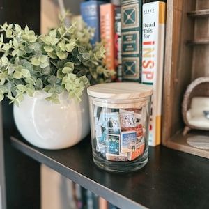 Customizable Mini Book Jar, Mini Book Display, TBR, Tiny Book Jar, Book ...