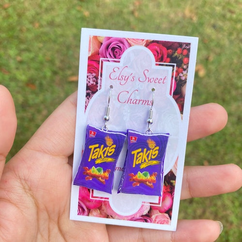TAKIS Novelty Dangle Crisp/chip Packet Earrings - Etsy