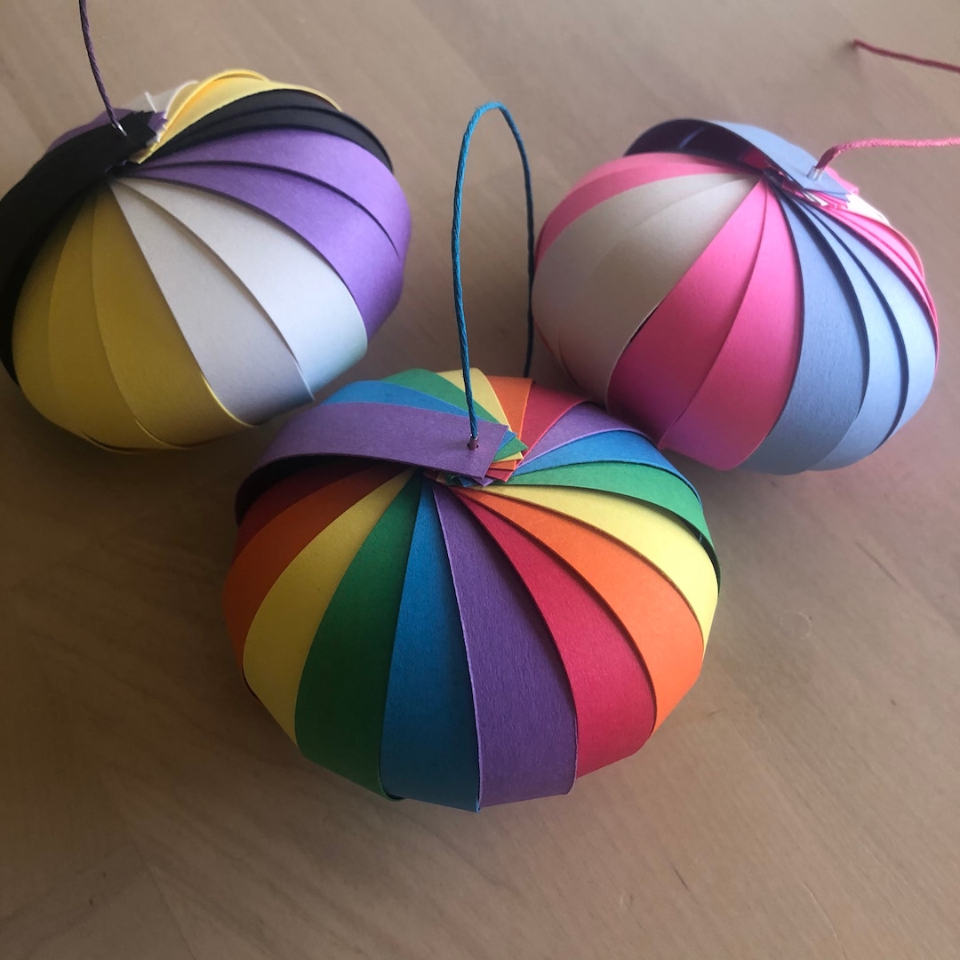 LGBTQIA Handmade Paper Pride Ornament trans, Non-binary, Asexual ...