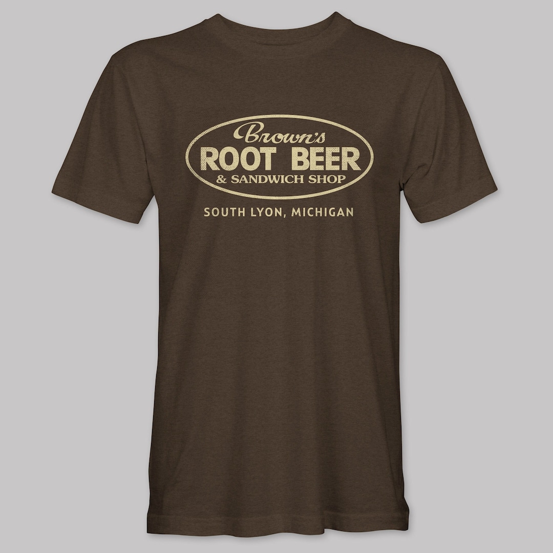Browns Root Beer Short Sleeve Detroit T-shirt - Detroit Archive Co. - Etsy