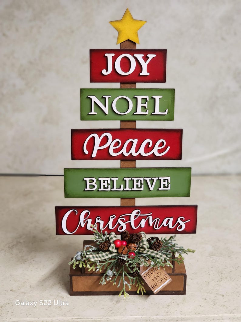 Tiered Wooden Christmas Tree Laser Cut File (digital Download) - Etsy