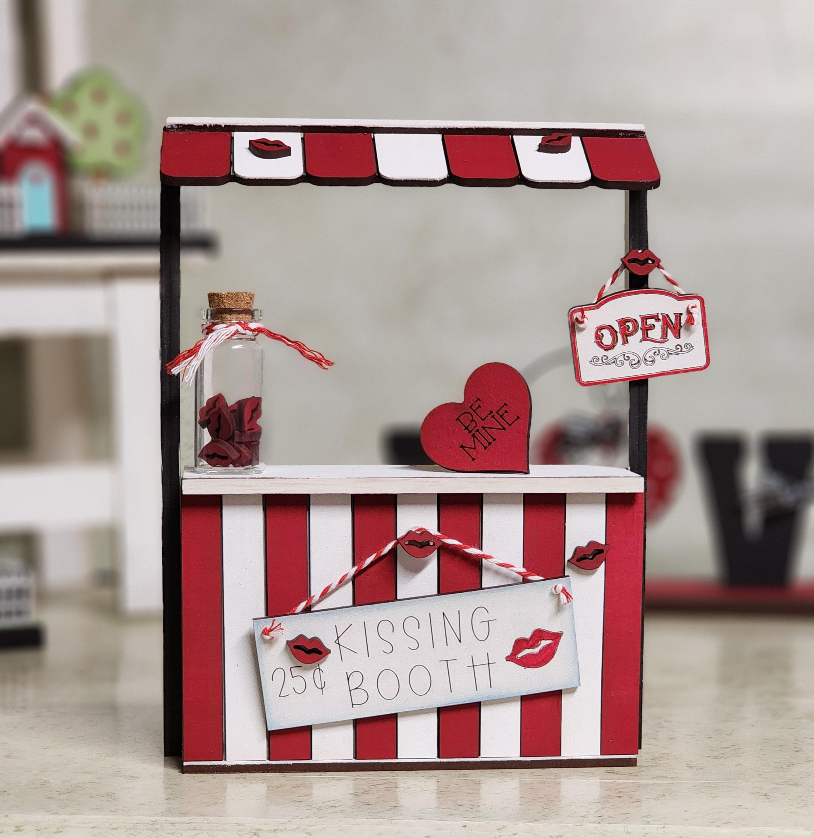 Mini Kissing Booth Laser Cutting File - Perfect for Tiered Tray and ...