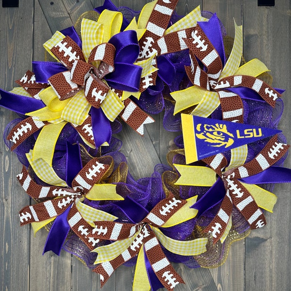 Lsu Wreath - Etsy