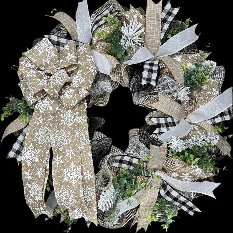 Winter Wreaths for Front Door - Etsy
