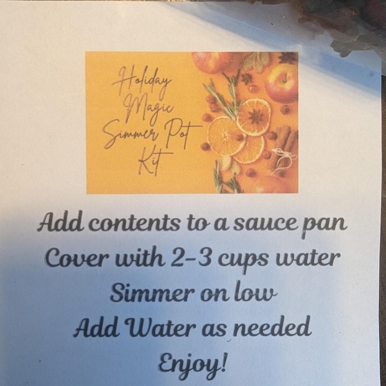 Christmas Holiday Simmer Pot Kit, Christmas Potpourri, Holiday Simmer ...