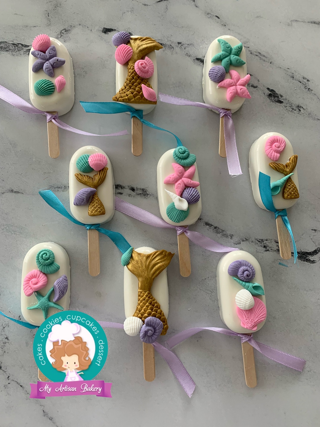 Mermaid Cakesicles - Etsy