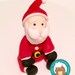 Santa Fondant Cake Topper - Etsy