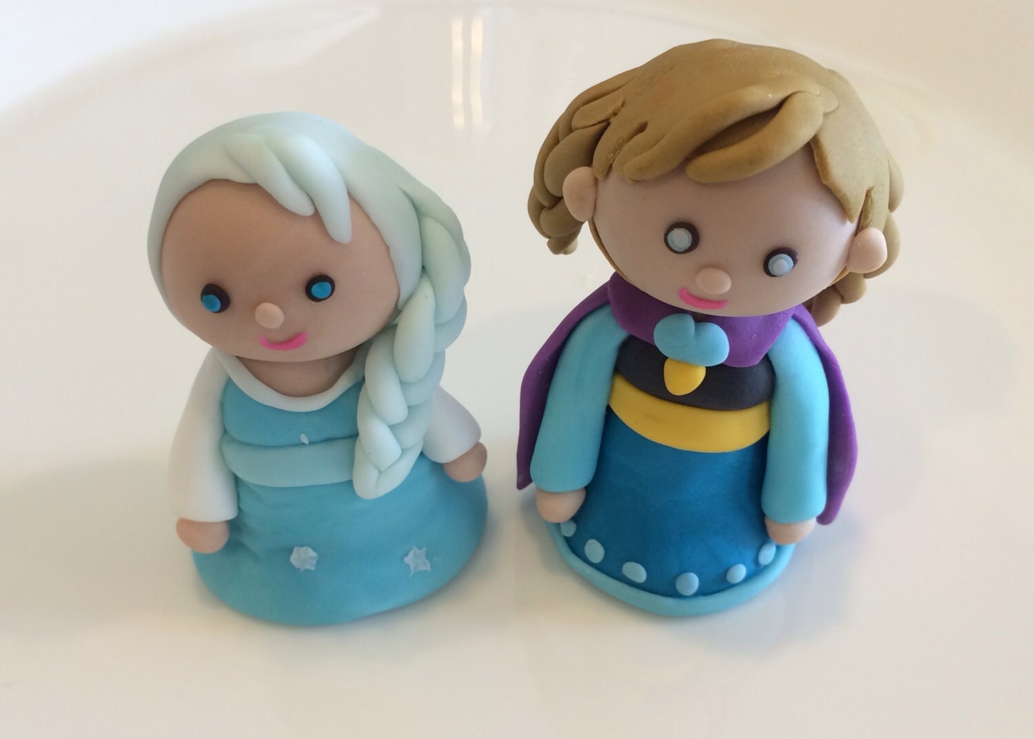 Elsa Frozen Inspired Fondant Cake Topper - Etsy