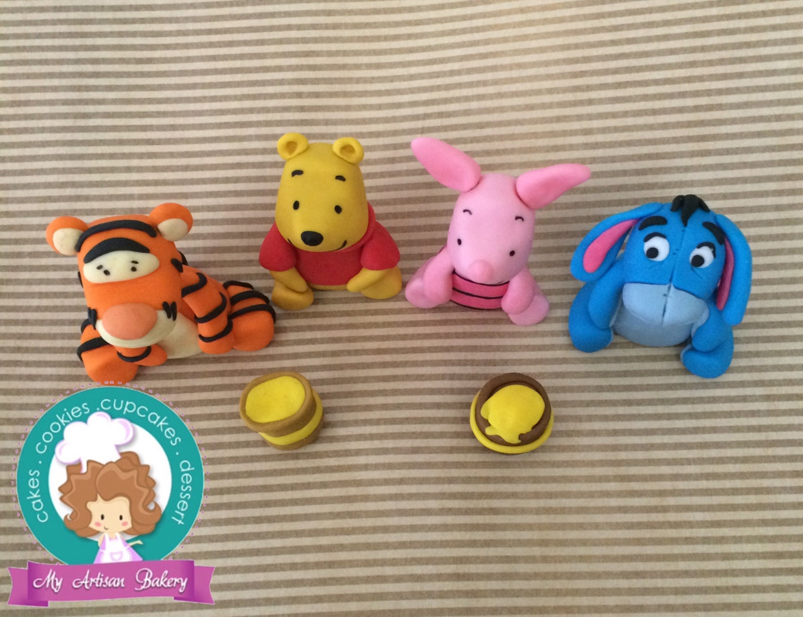 Eeyore Inspired Fondant Cake Topper - Etsy