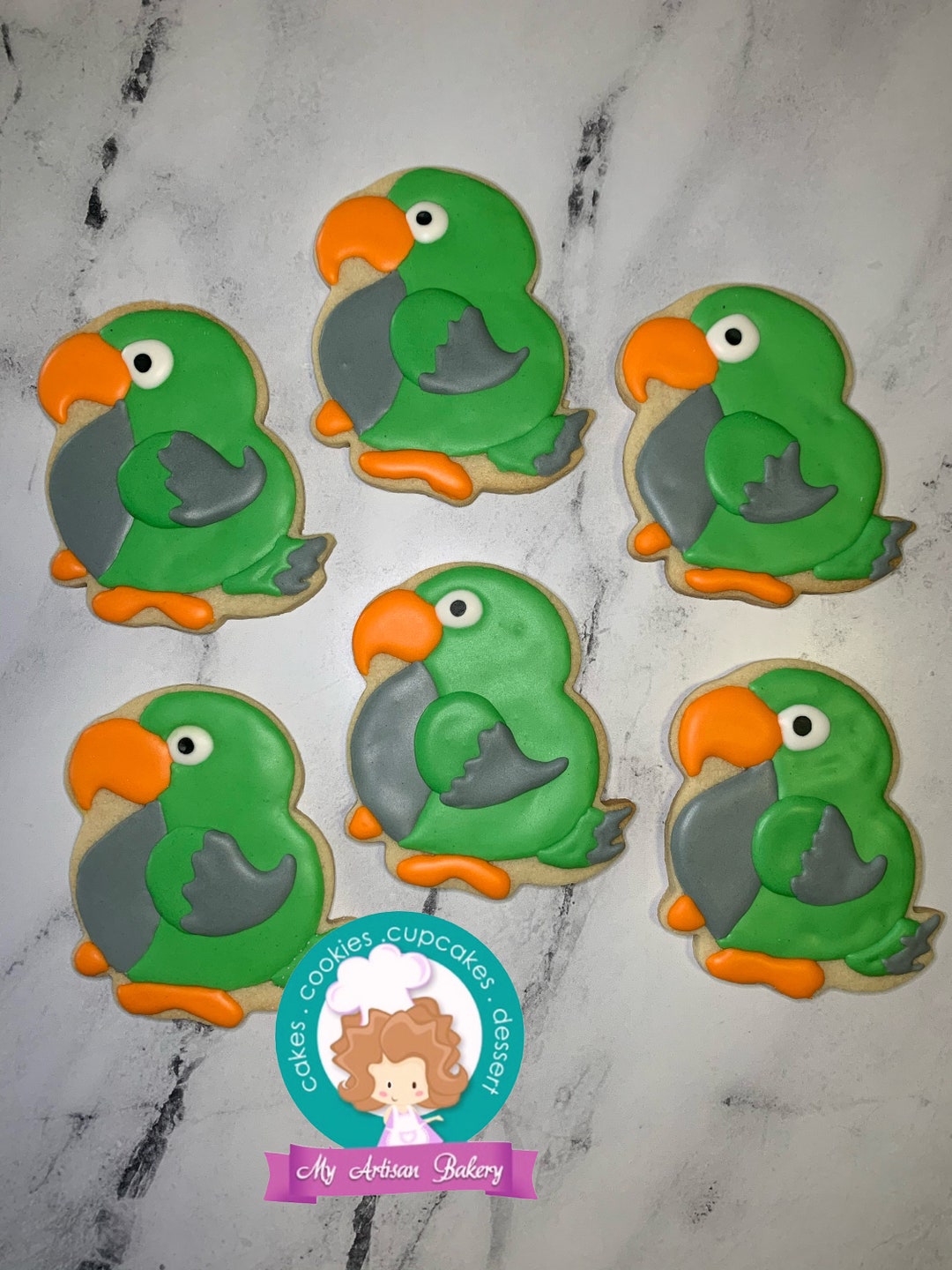 Parrot Sugar Cookies - Etsy