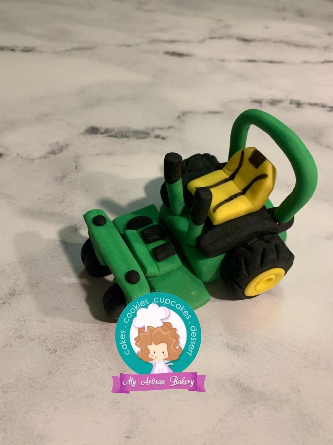 Lawn Mower Inspired Fondant Cake Topper - Etsy