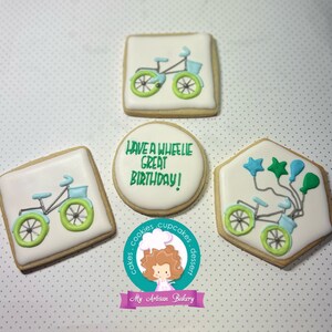 Bicycle Sugar Cookies - Etsy