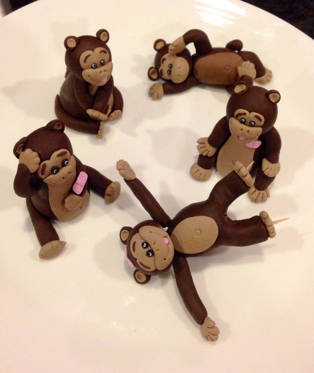 Little Monkeys Cake Topper - Etsy