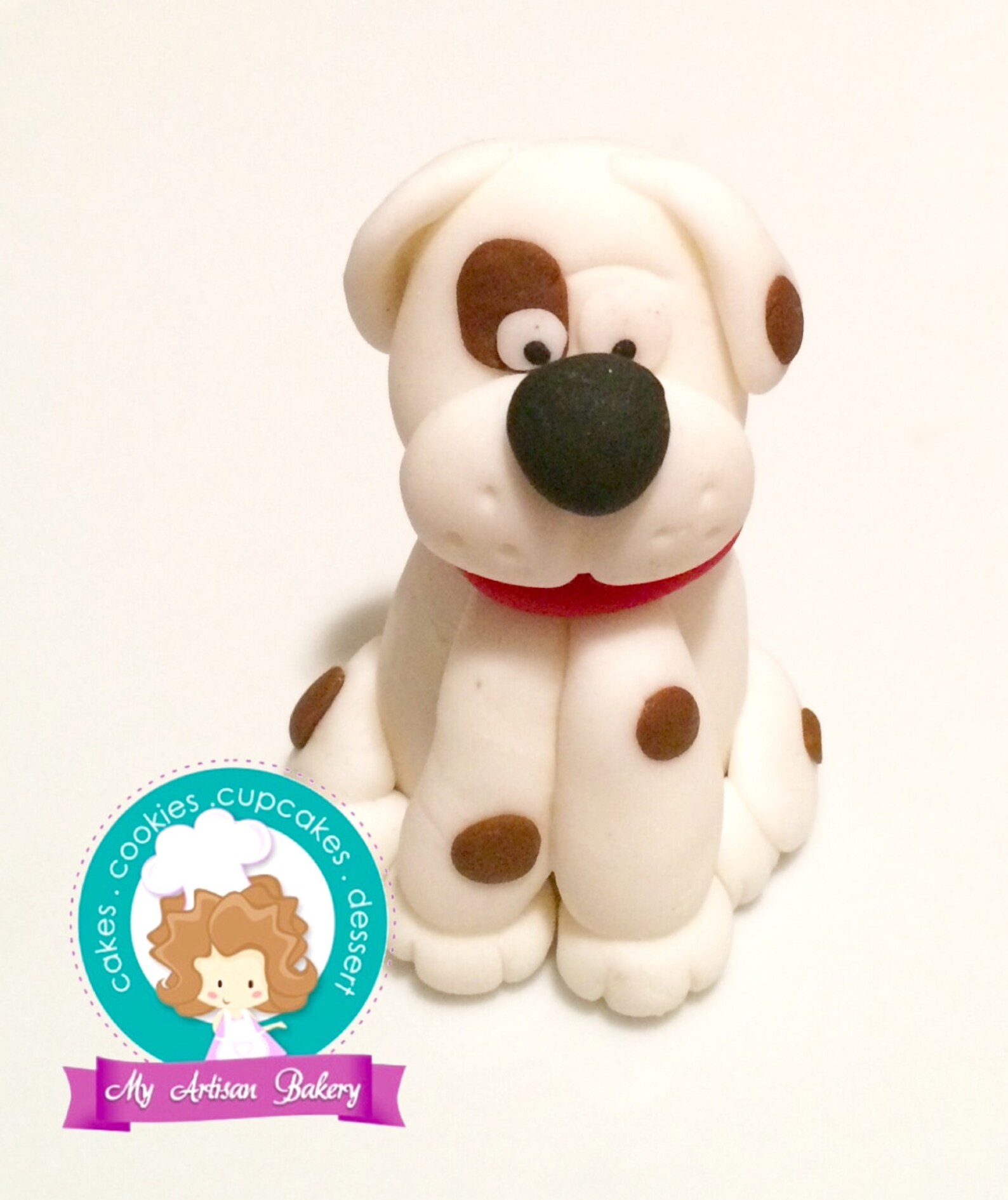 Dog Fondant Cake Topper - Etsy