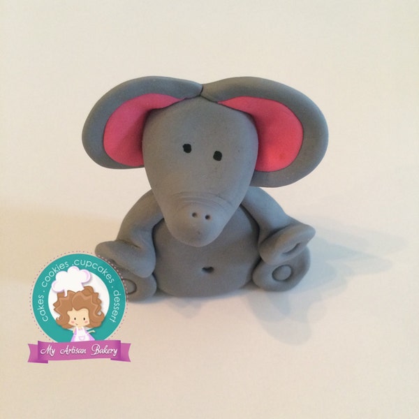 Fondant Elephant - Etsy