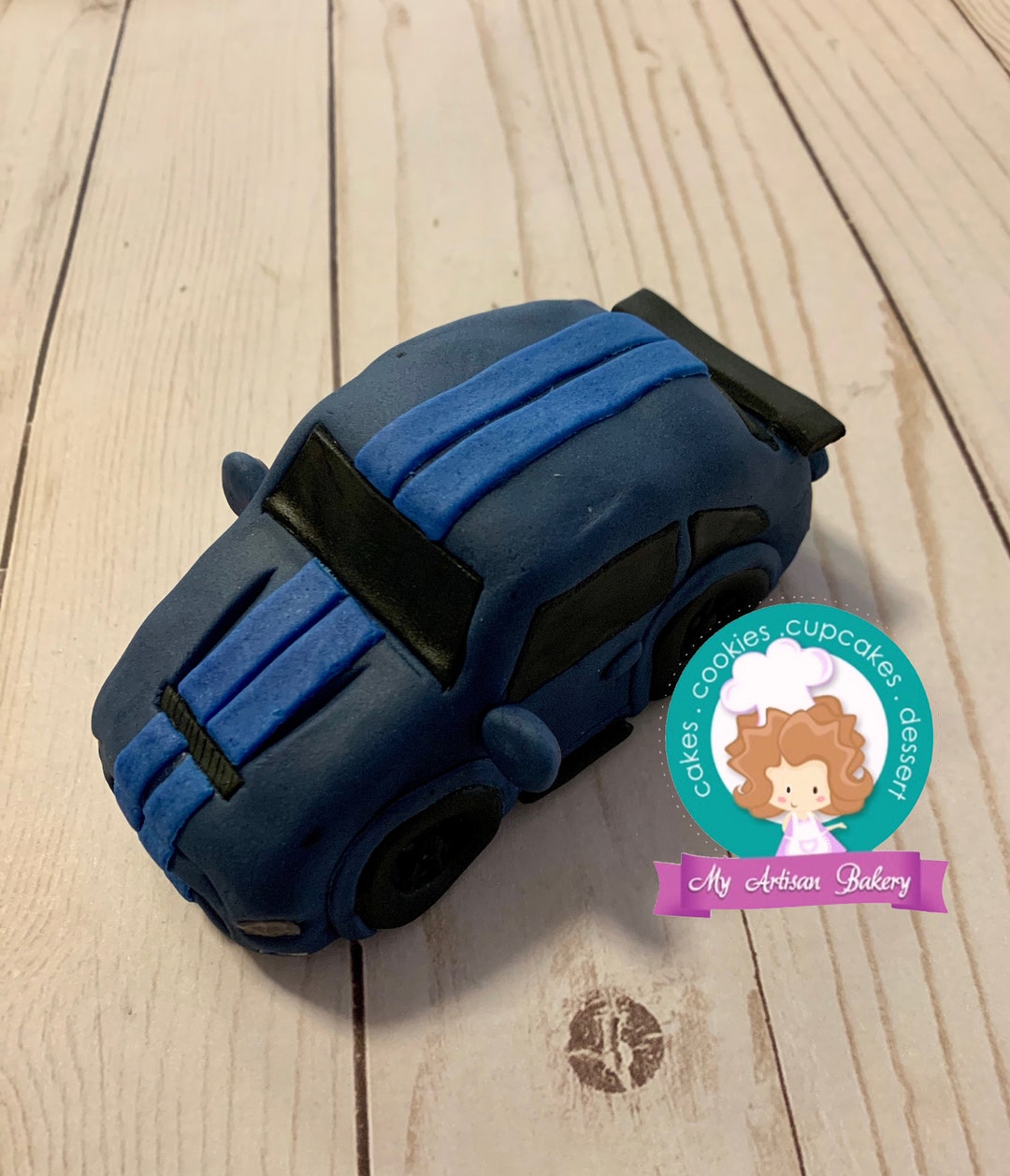 Car Fondant Cake Topper - Etsy