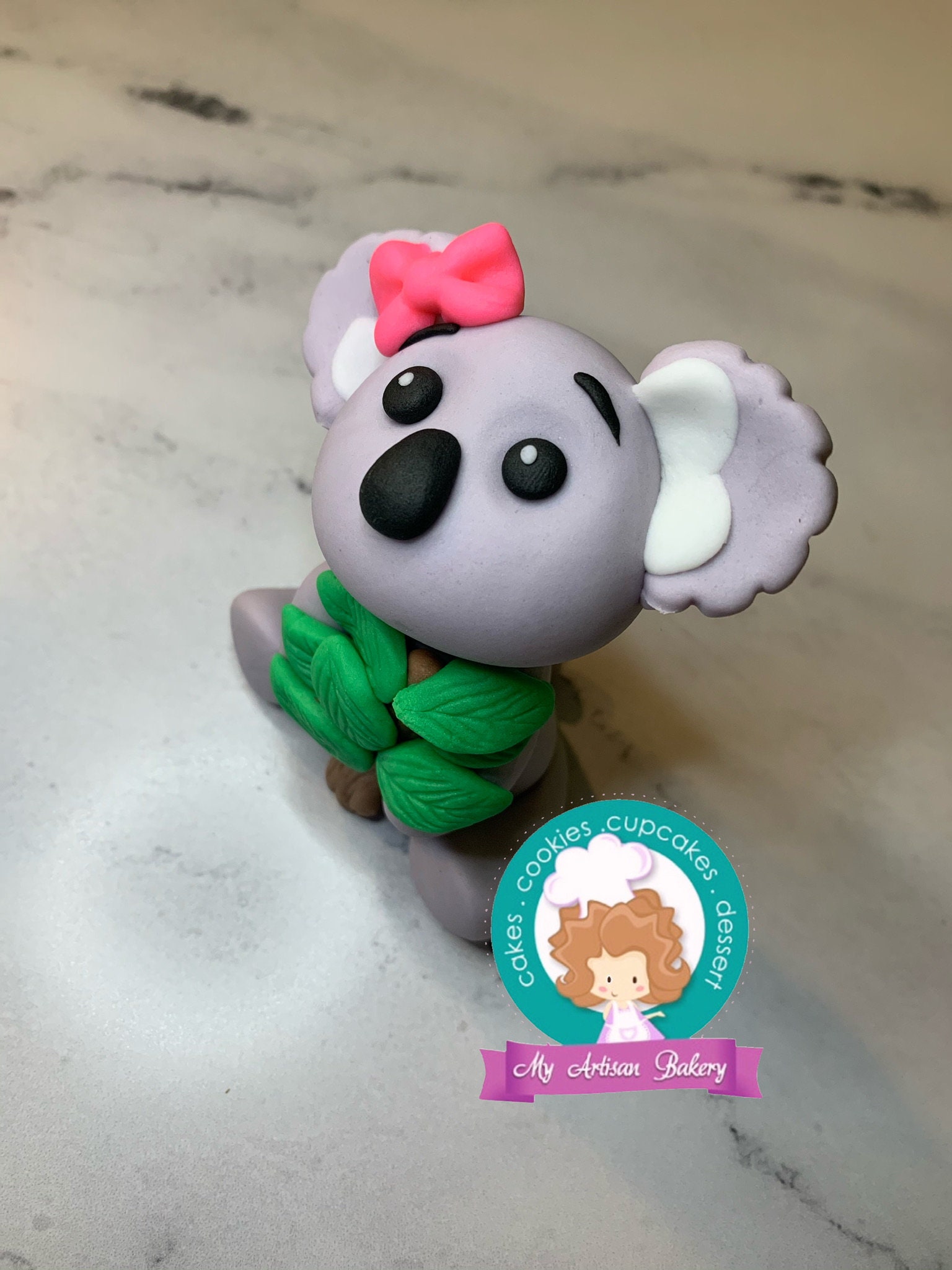 Koala Fondant Topper - Etsy