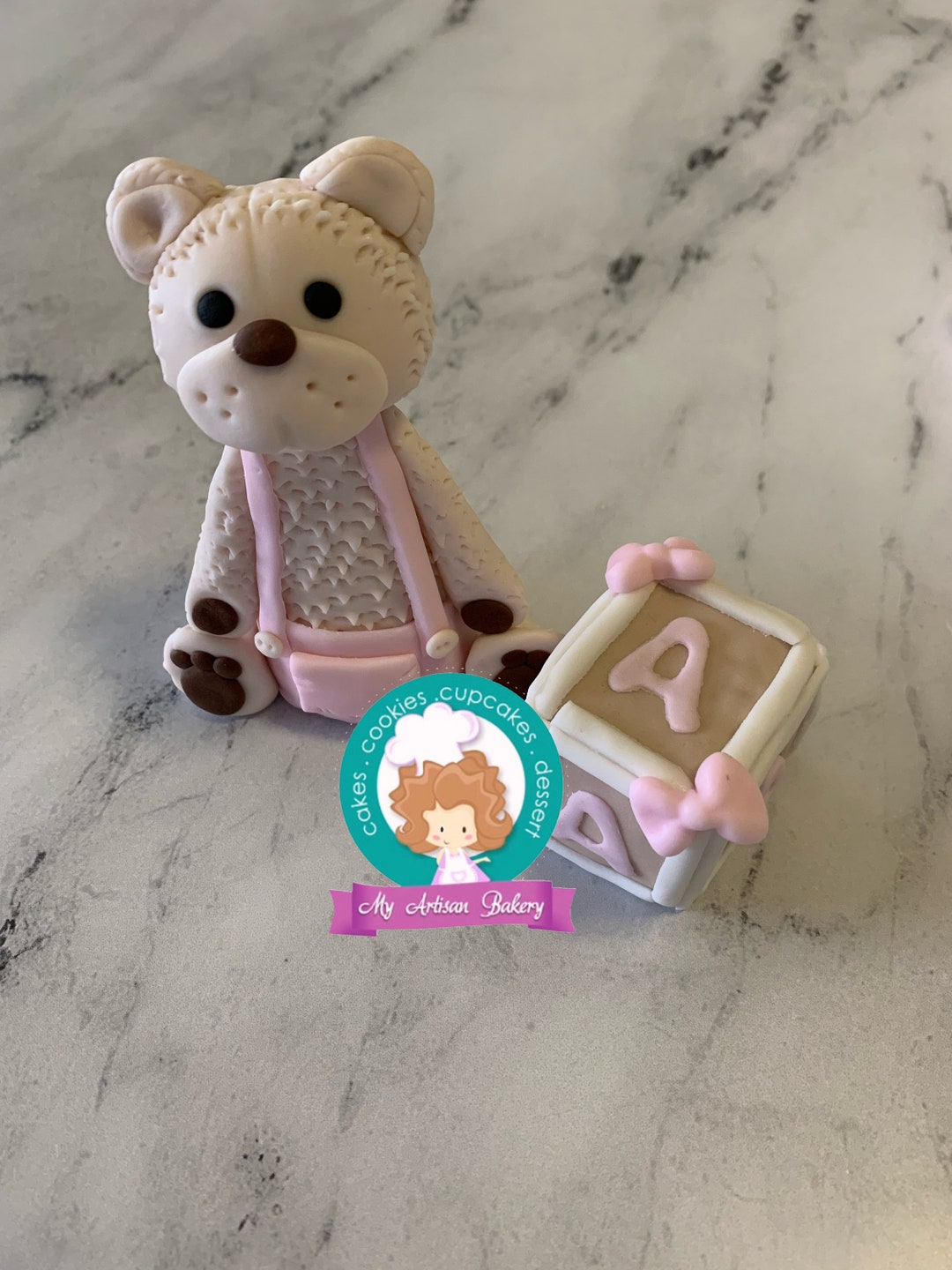 Bear Fondant Cake Topper - Etsy