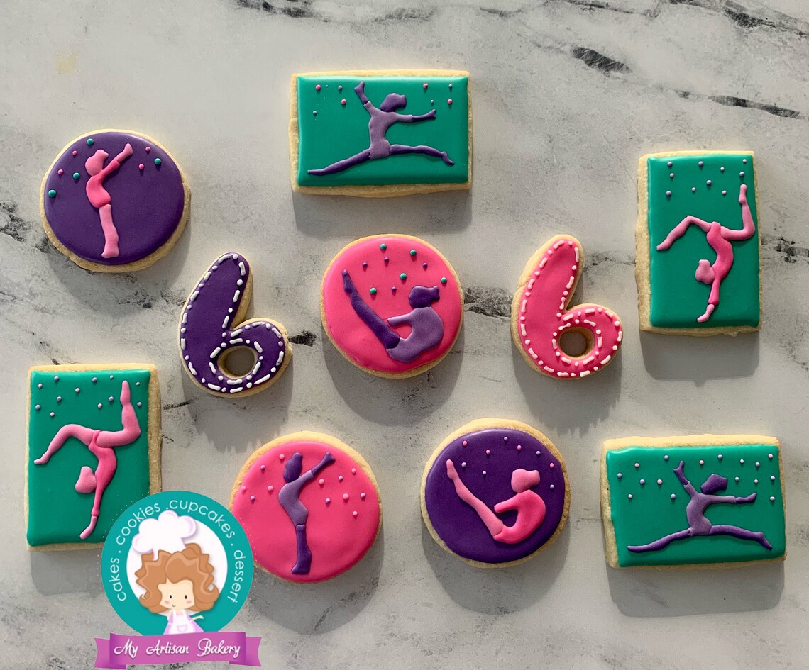 Gymnastics Sugar Cookies - Etsy
