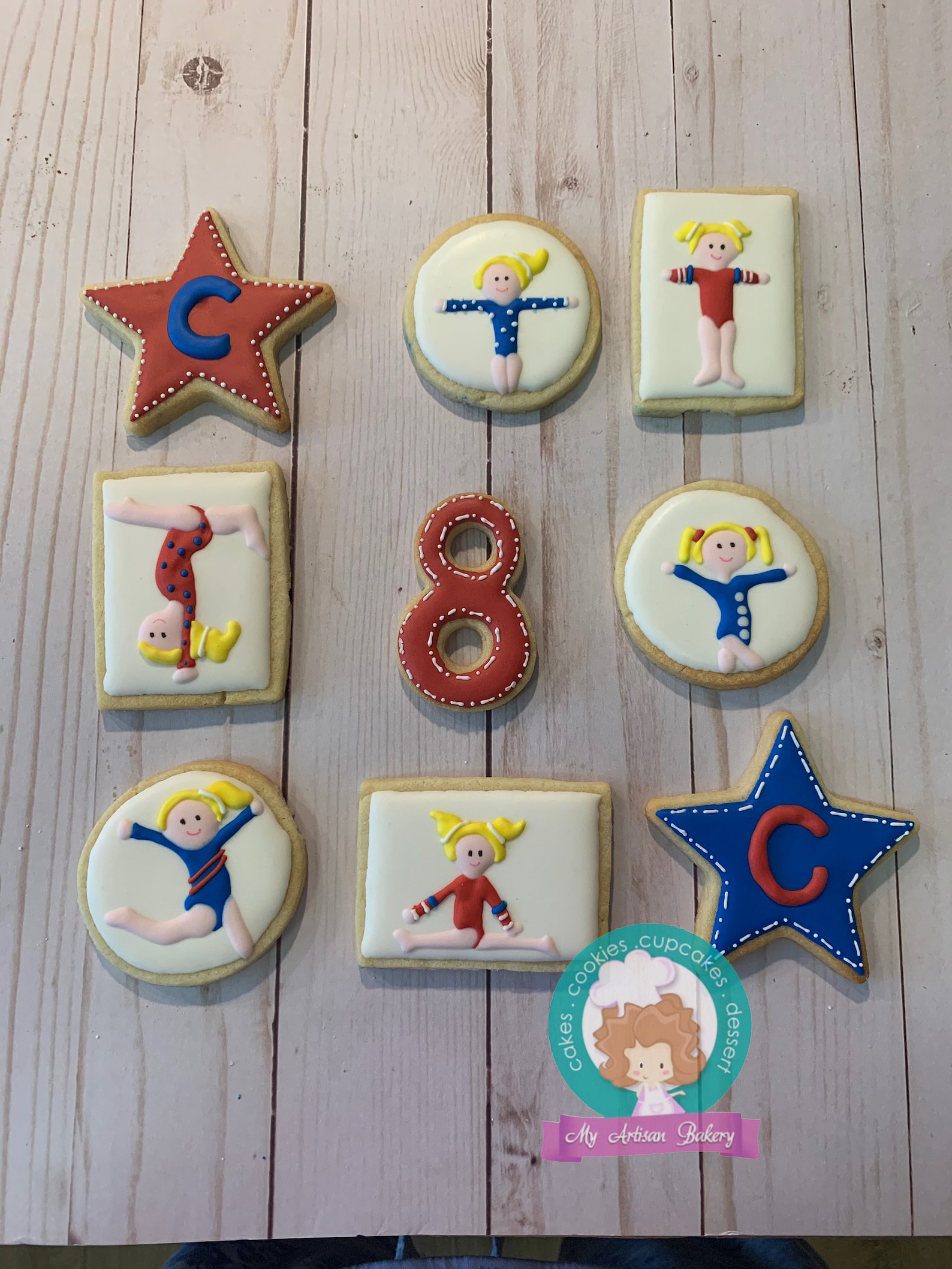 Gymnastics Cookies - Etsy