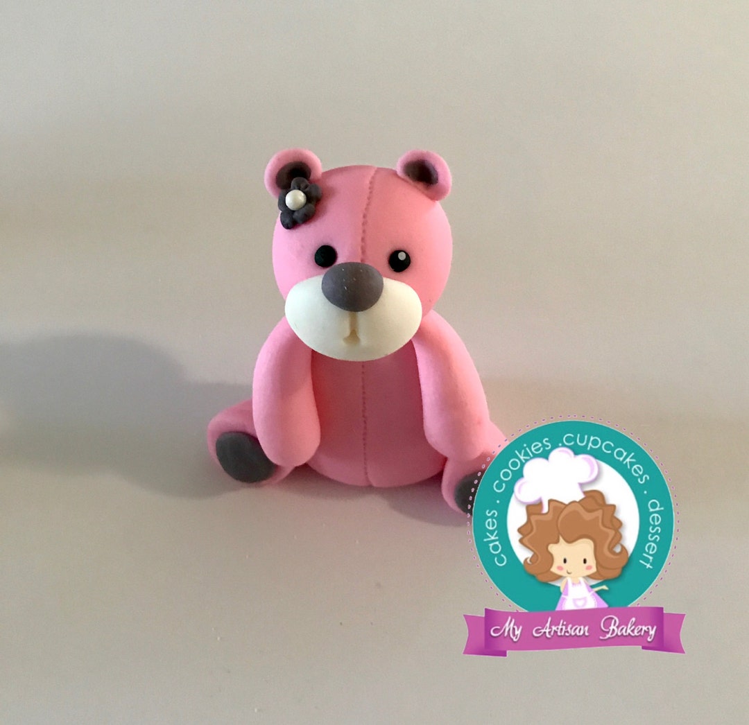 Bear Fondant Cake Topper - Etsy