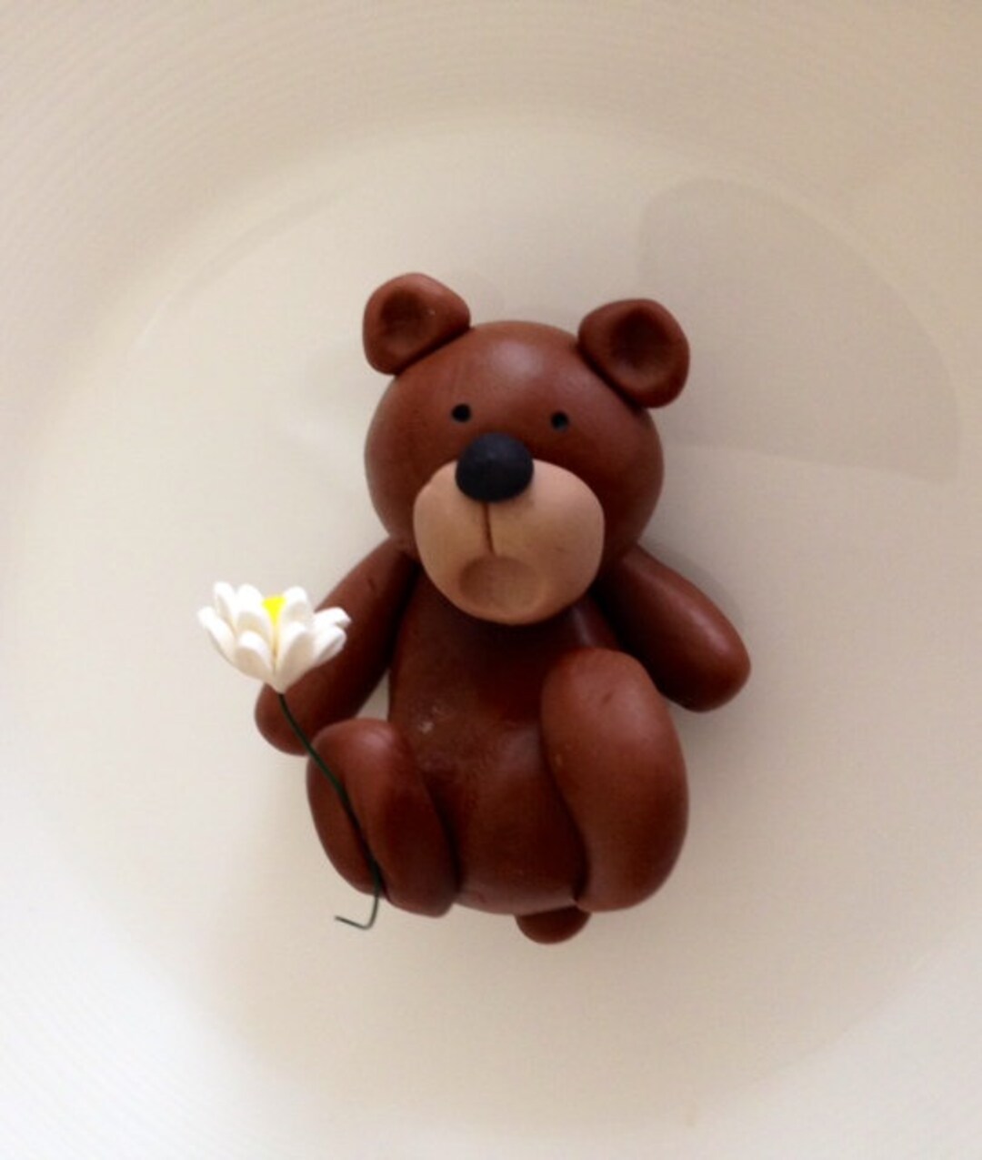 Cute Bear Fondant Cake Topper - Etsy