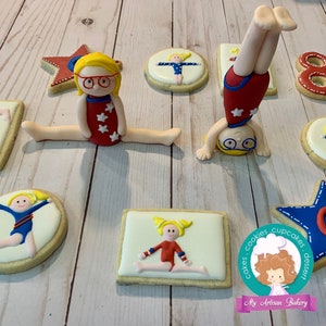 Gymnastics Cookies - Etsy