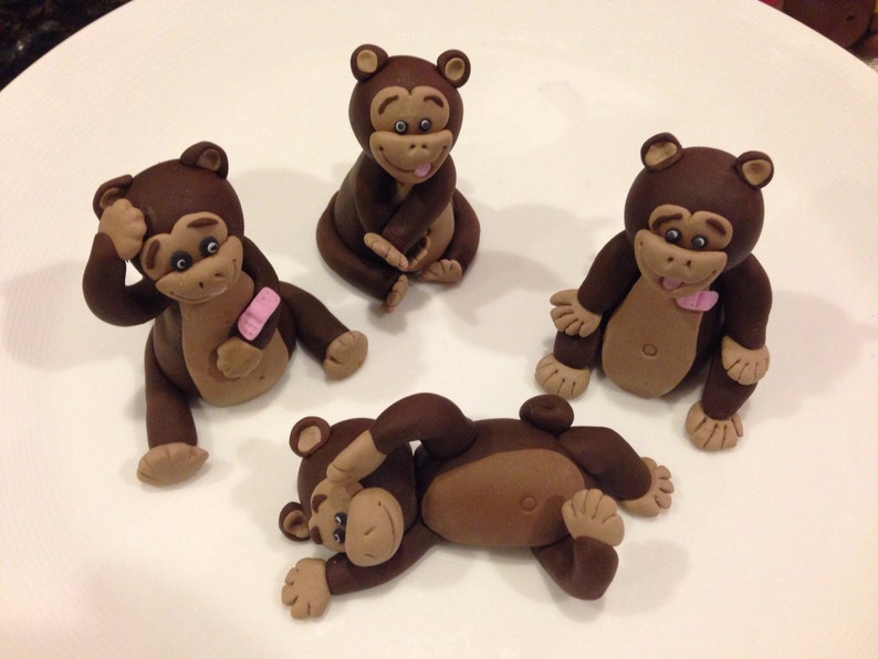 Little Monkeys Cake Topper | Etsy