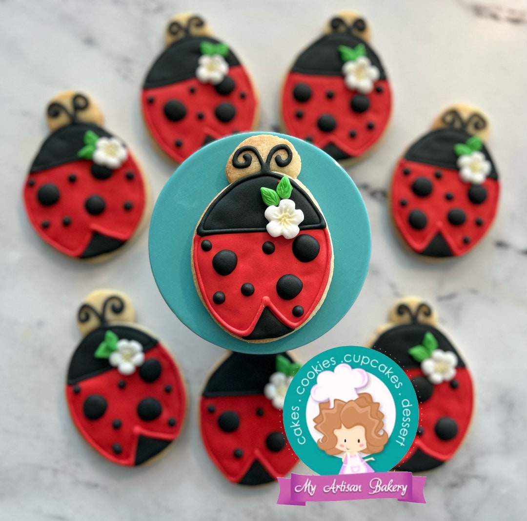 Ladybug Sugar Cookies - Etsy