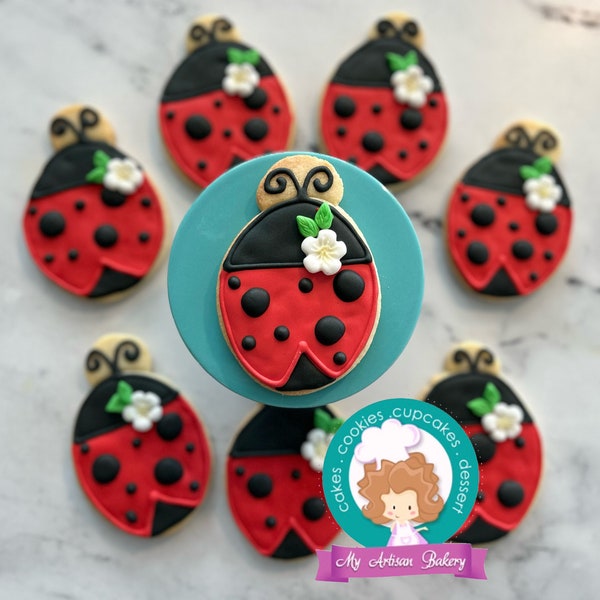 Ladybug Cookies - Etsy