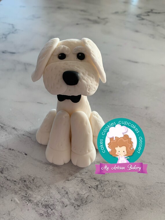 Poodle Dog Fondant Cake Topper - Etsy