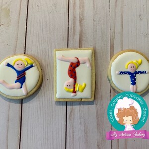 Gymnastics Cookies - Etsy