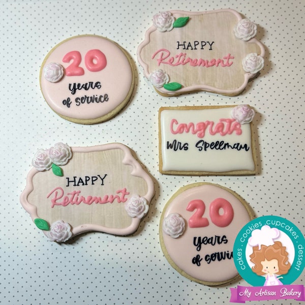 Retirement Cookies - Etsy