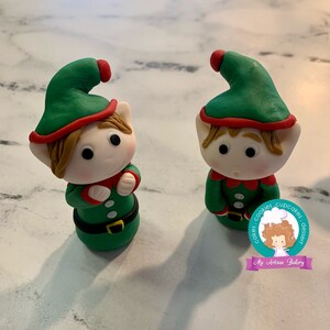 Elf Fondant Cake Topper - Etsy